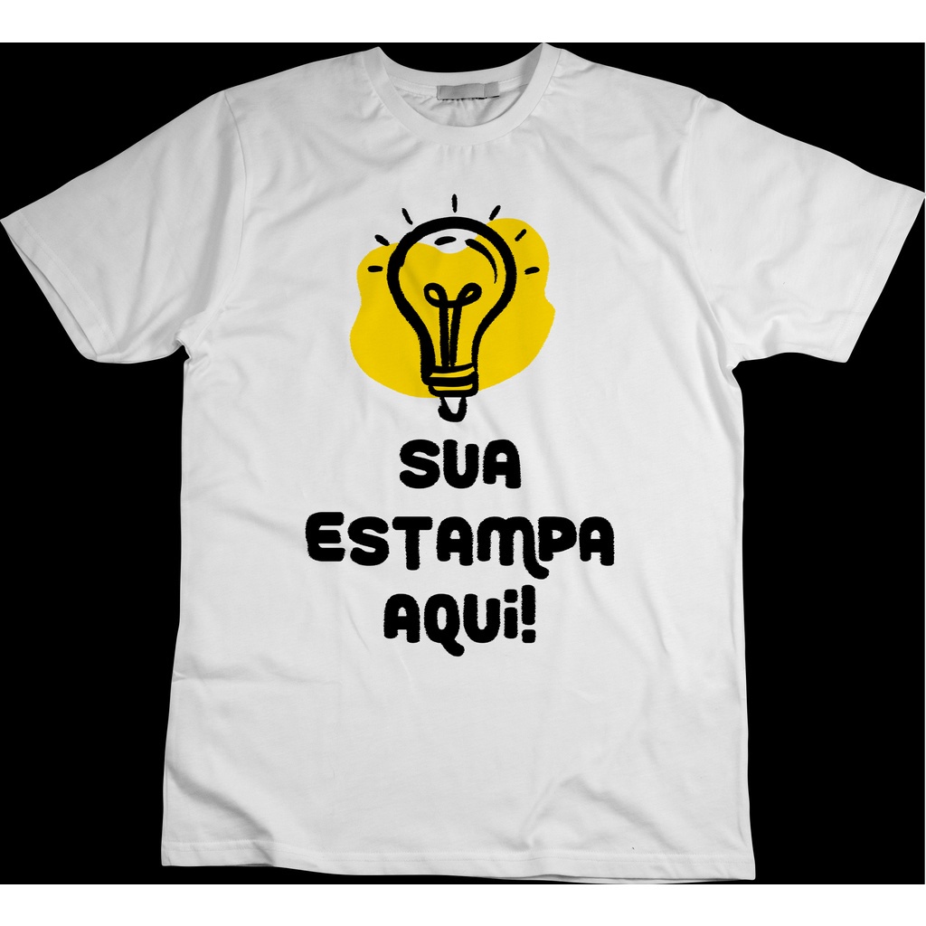 Camiseta Personalizada com a sua estampa/arte/foto na camisa Diversas ...