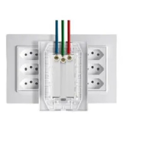 Conjunto Vivaz 3 tomadas 20A 250V - MONOBLOCO 78124 | Shopee Brasil