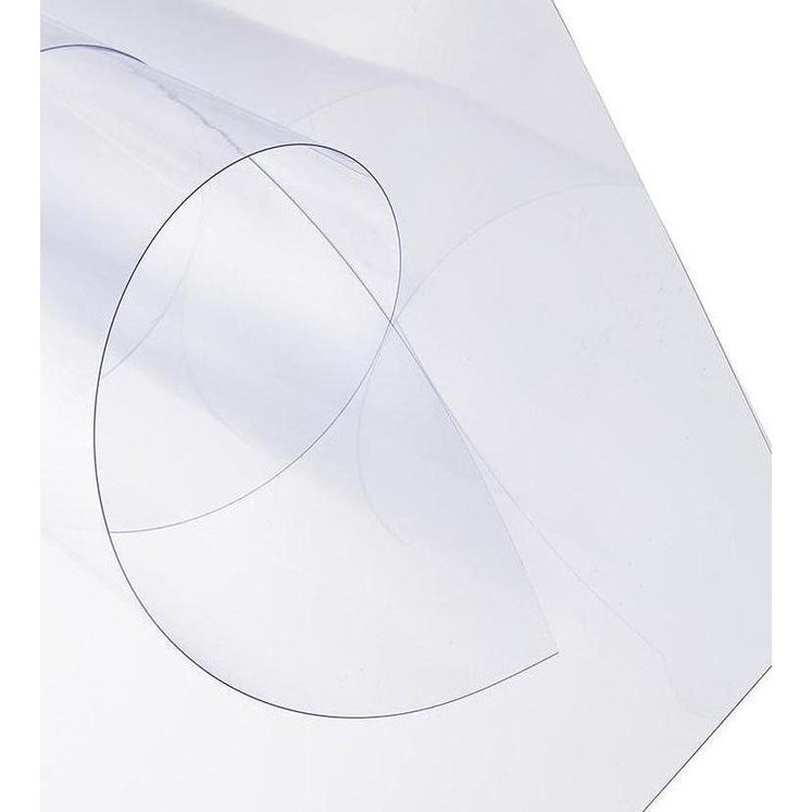 Chapa Placa PVC Transparente Cristal Flexível 1,20m x 62cm 0,50mm ...