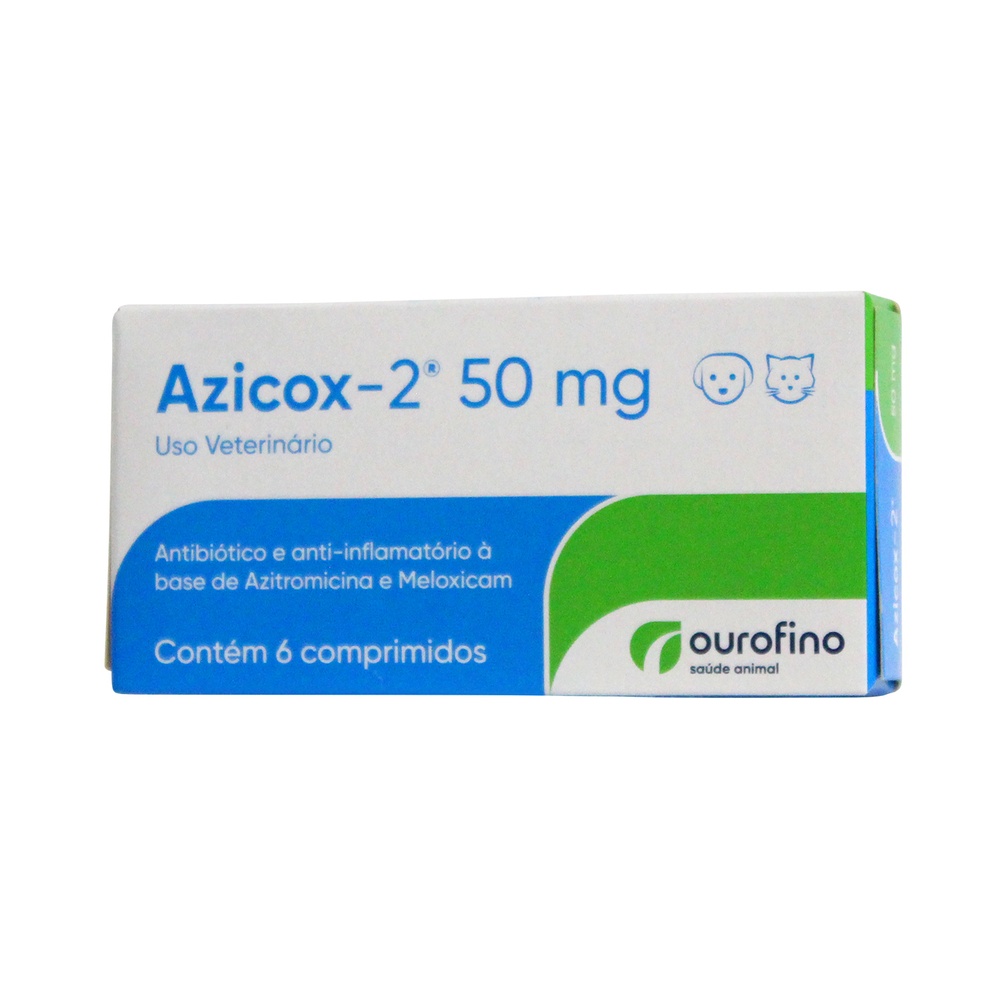 Azicox-2 50mg c/ 6 Comprimidos | Shopee Brasil