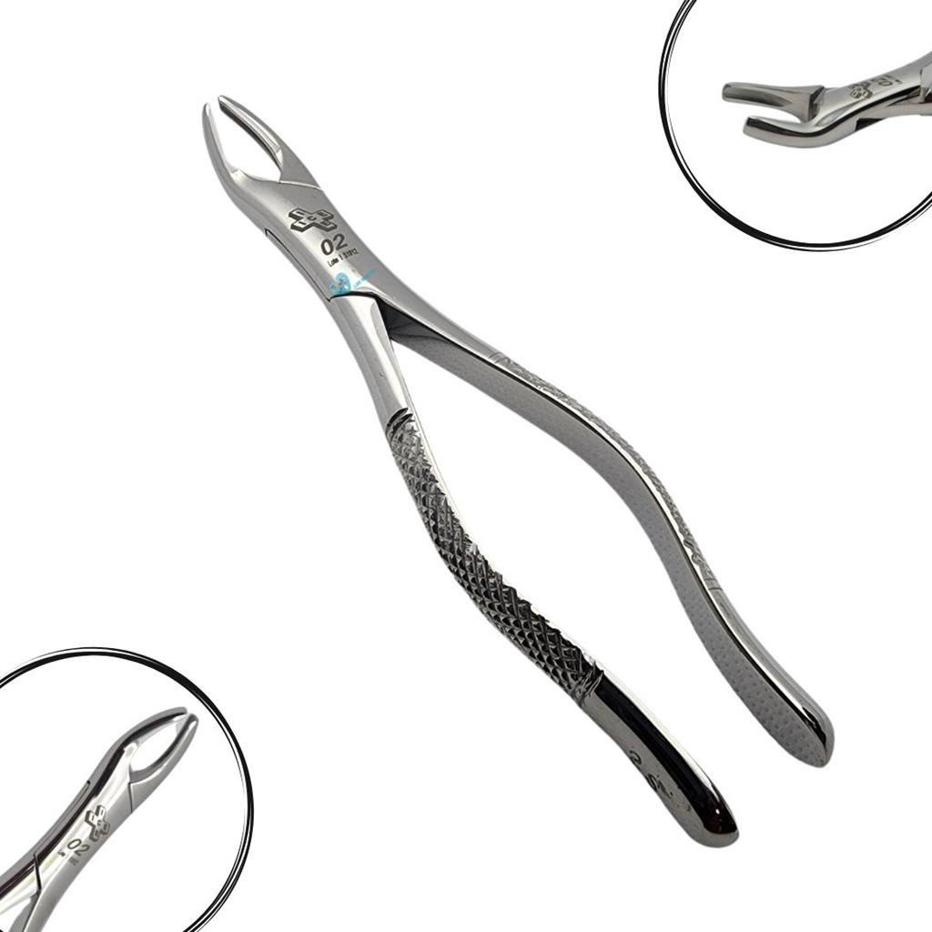Forceps Infantil No2 Pre-molares E Molares Superiores - Ice | Shopee Brasil