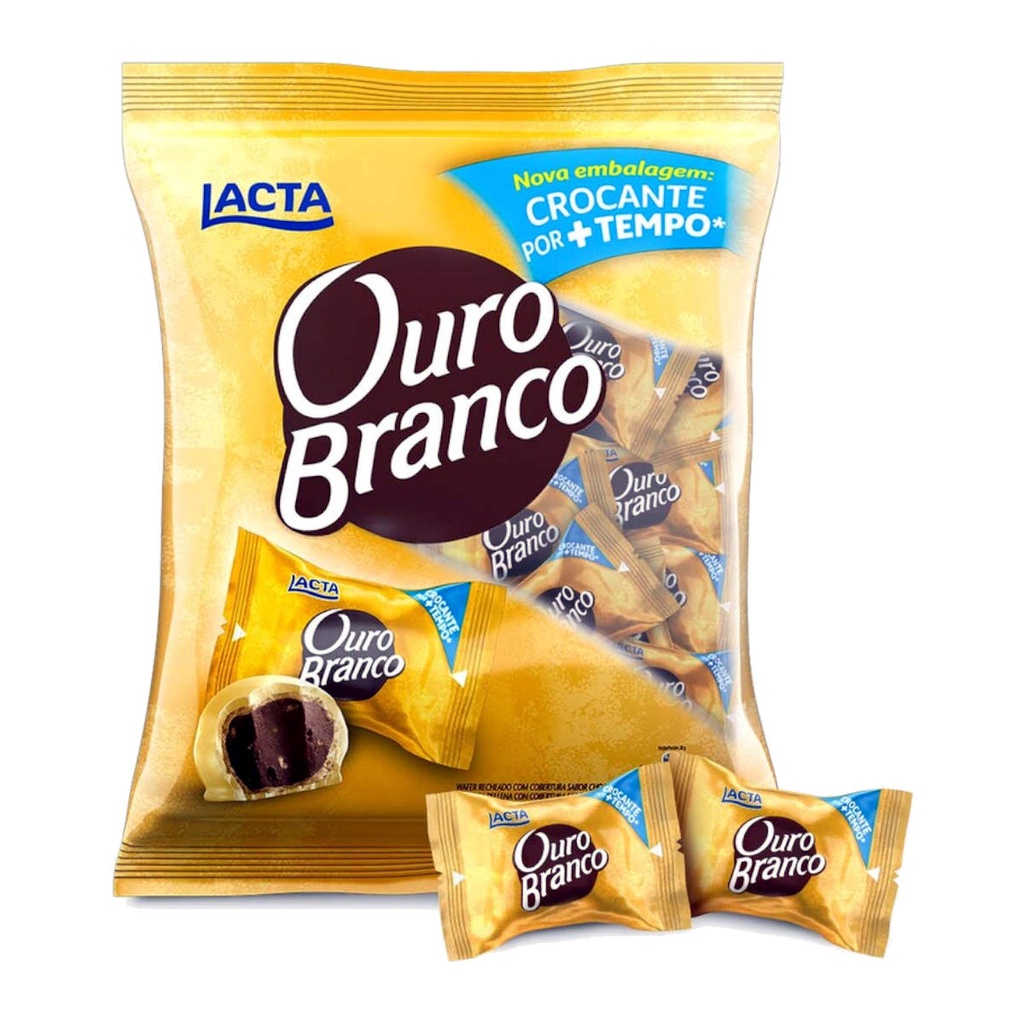BomBom Pacote 1KG Ouro Branco ou Sonho de Valsa ou Oreo - (540g) Lacta ...
