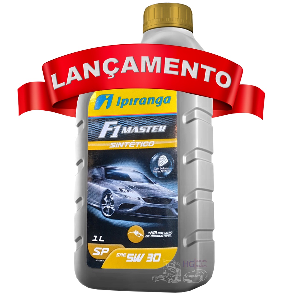 Óleo Motor 5w30 SP RC 100% Sintético Ipiranga F1 Master | Shopee Brasil
