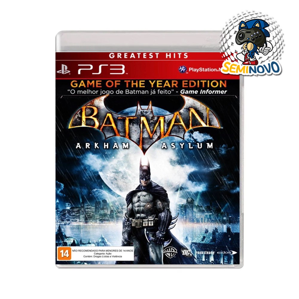 Batman - Arkham Asylum - PS3 | Shopee Brasil