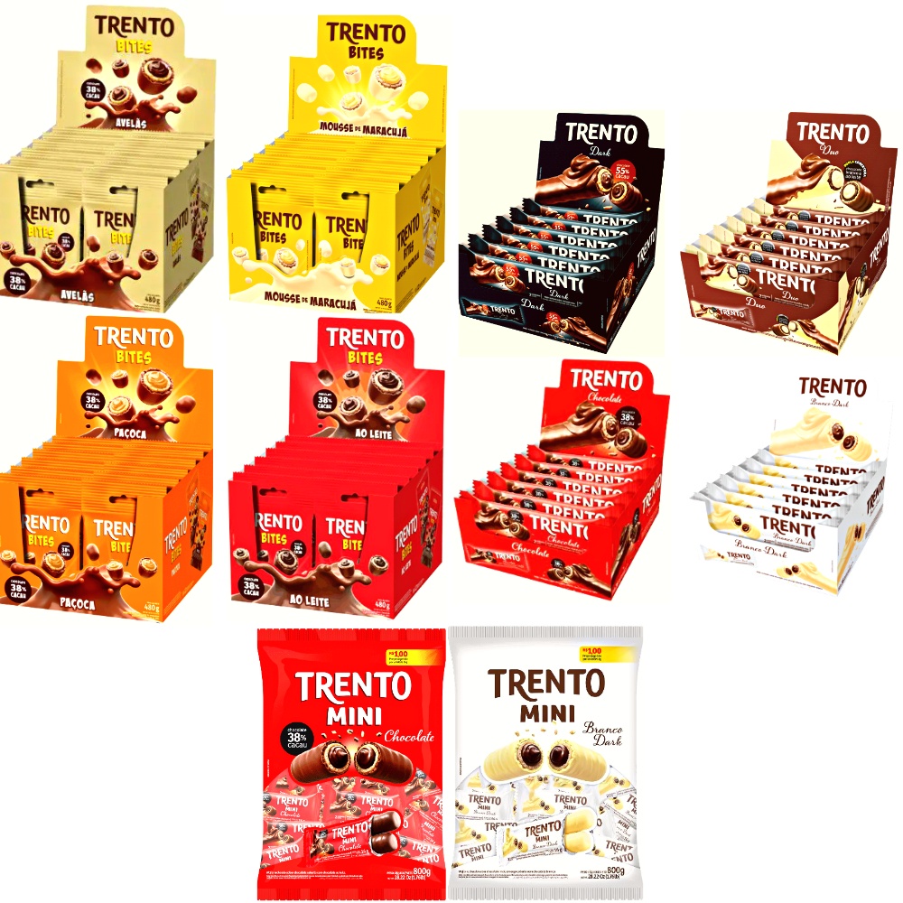 Caixa De Chocolate Trento PECCIN | Shopee Brasil