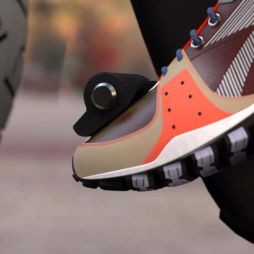 Protetor Pedal Marcha Sapato Tenis Moto Universal | Shopee Brasil