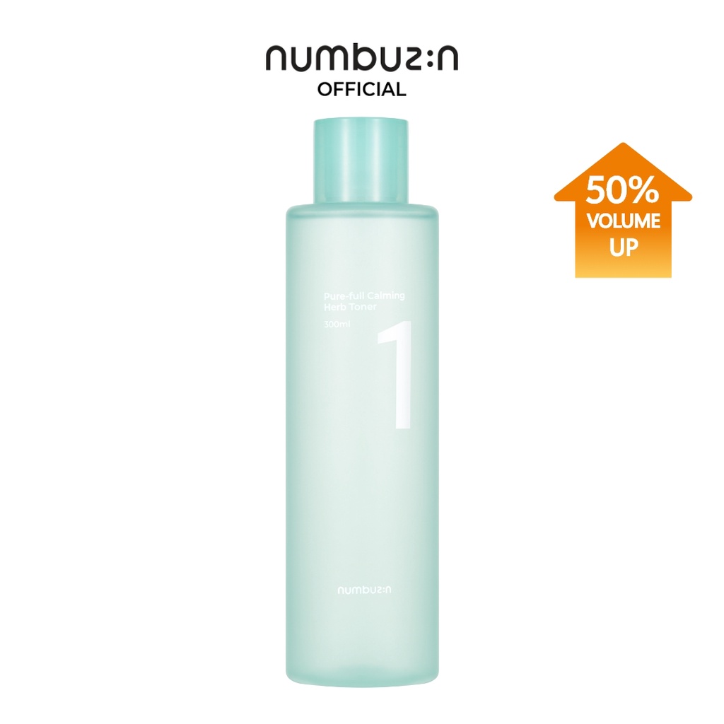 numbuzin No.1 Pure-full Calming Herb Toner 300ml | Shopee Brasil