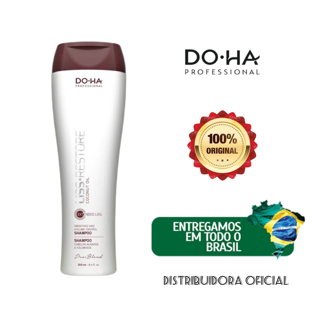 SHAMPOO DOHA LISS RESTORE 250ML | Shopee Brasil