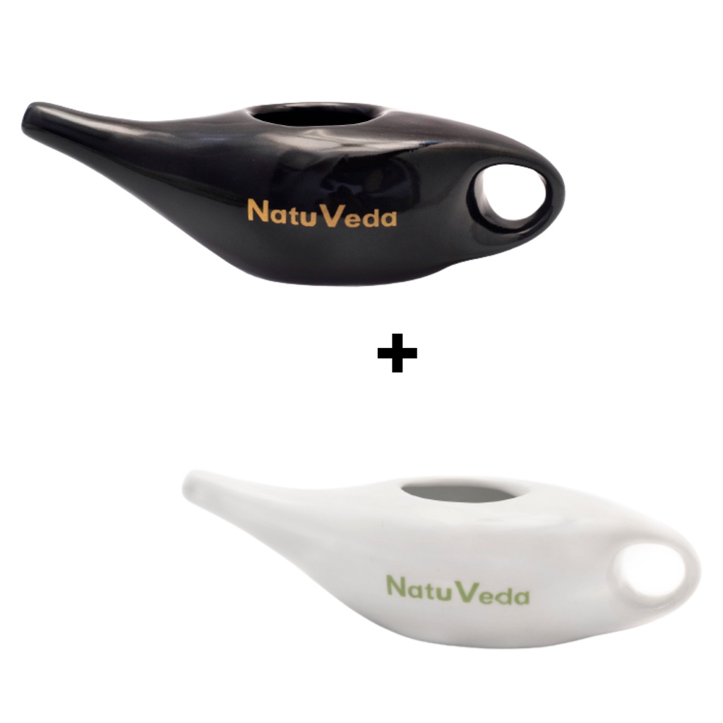 Kit com 2 Neti Pot Com Alça Jalaneti Higienizador Nasal Limpeza nasal ...