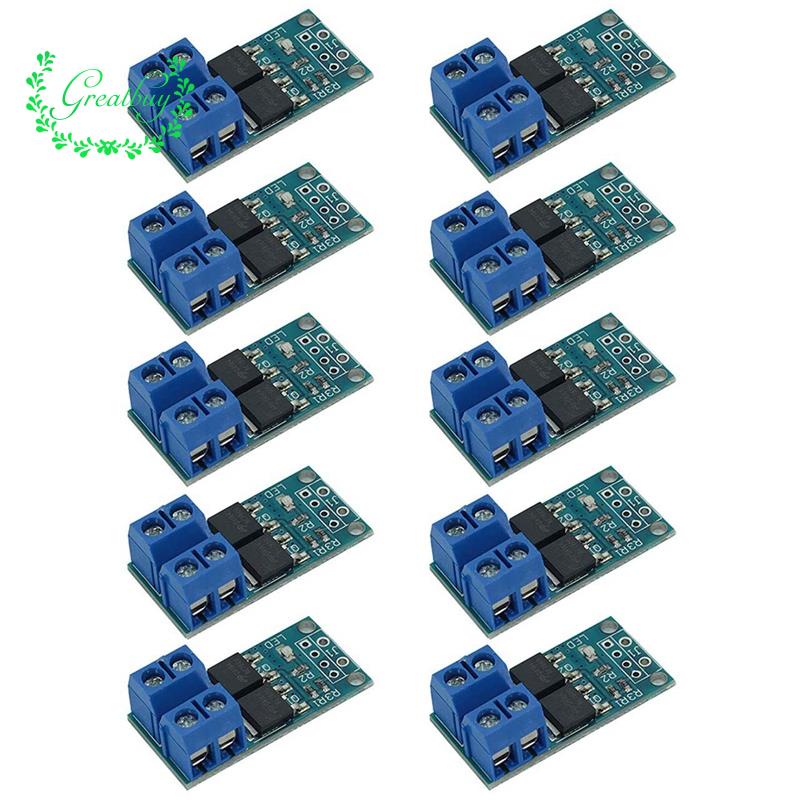 10 PCS DC 5V-36V 15A (Max 30A) 400W Módulo De Acionamento Do ...