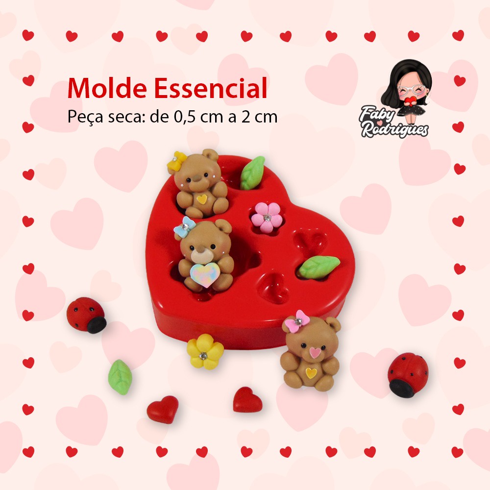 Molde de Silicone Essencial - Faby Rodrigues | Shopee Brasil