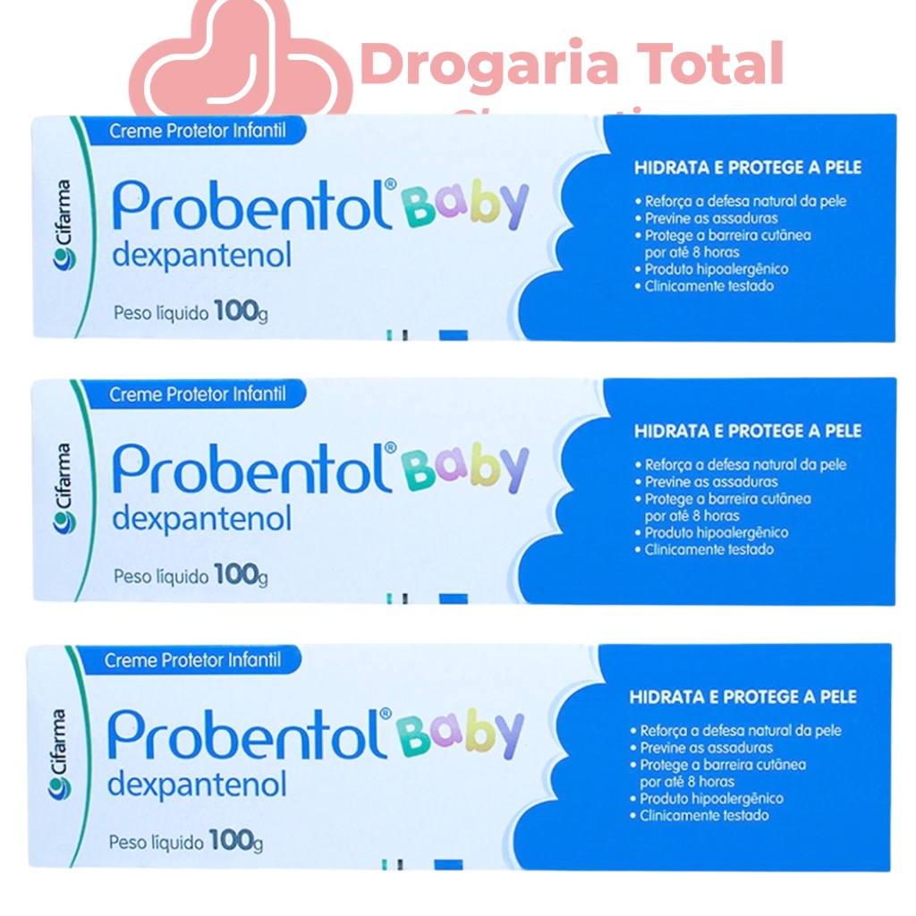 Kit 3 Probentol Baby pomada de Assaduras 100g - Bpantol | Shopee Brasil