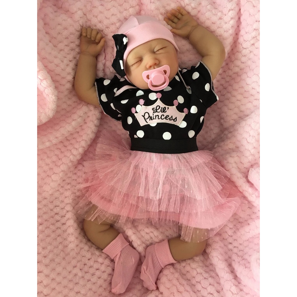 Reborn Renascida 20 Polegadas Bebê Renascido Já Pintado Acabamento De ...