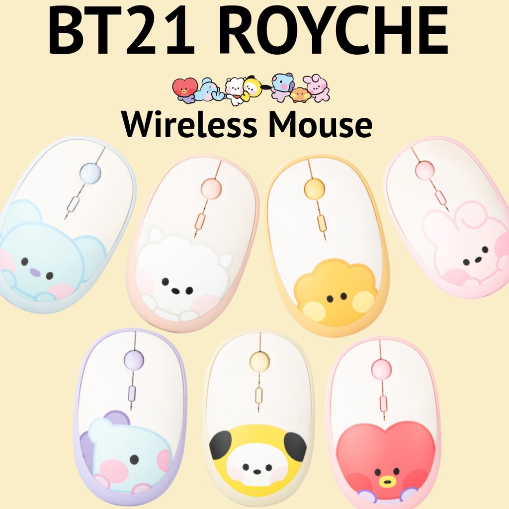 [BT21 ROYCHE] MININI mouse Sem Fio Multiparelhamento | Shopee Brasil