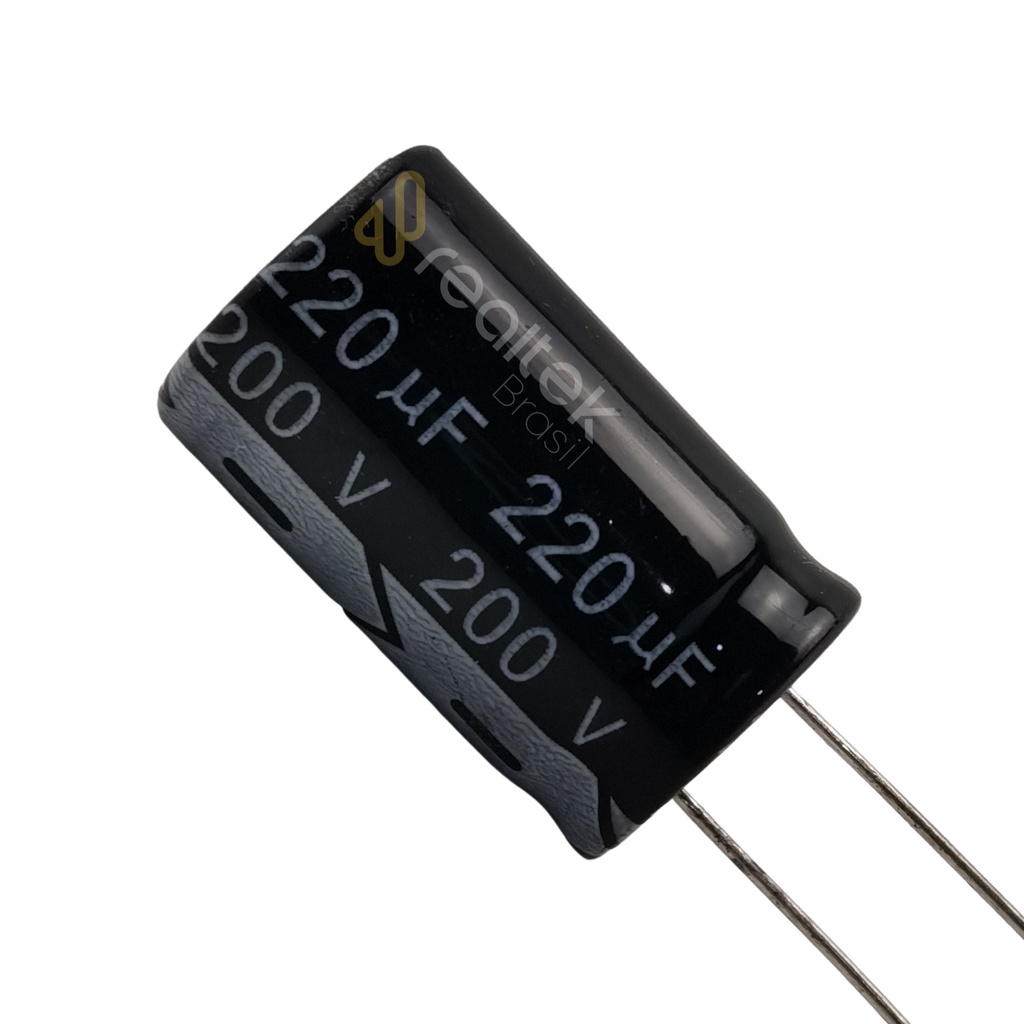 Capacitor Eletrolítico 220uf 200v 105º - 220x200-105 | Shopee Brasil
