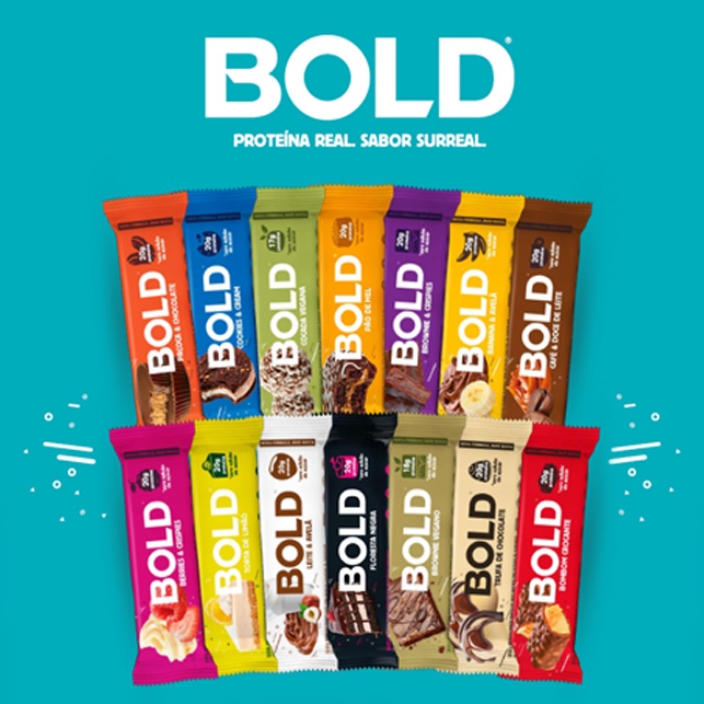 Barra Protéica Bold Snacks 60g Sabores | Shopee Brasil