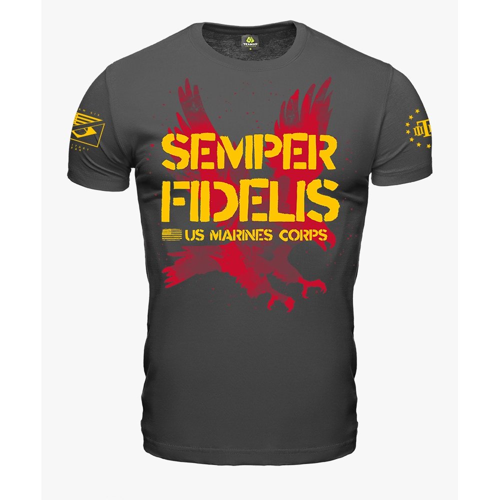Camiseta Militar Marines Semper Fidelis Secret Box Team Six | Shopee Brasil