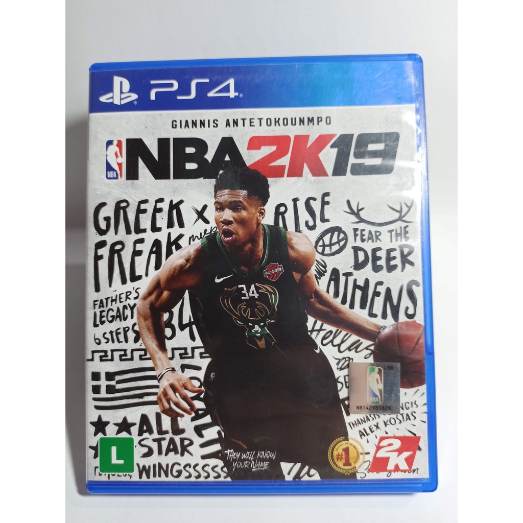 NBA 2K19 PS4 Midia Fisica | Shopee Brasil