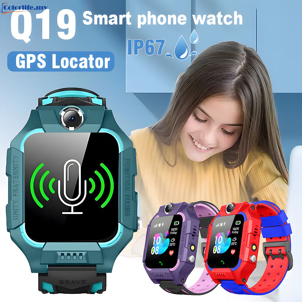 Q19 4G Kids Watch Video Call Phone GPS Tracker SOS Chamada IP67 ...