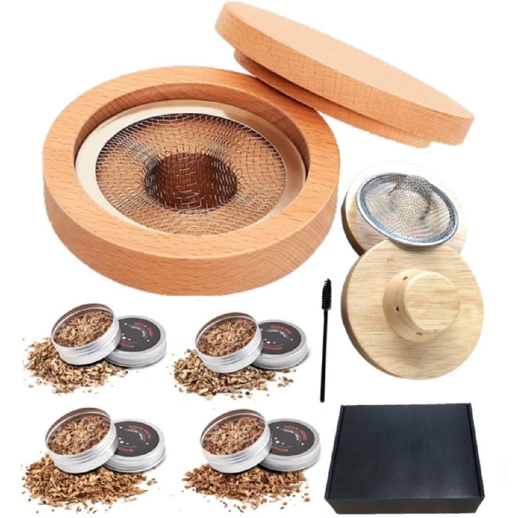 Defumador Profissional Coquetel Drink Lascas Madeira Lenha | Shopee Brasil