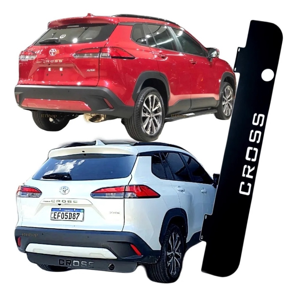 Saia Acabamento Para Choque Corolla Cross Spoiler | Shopee Brasil