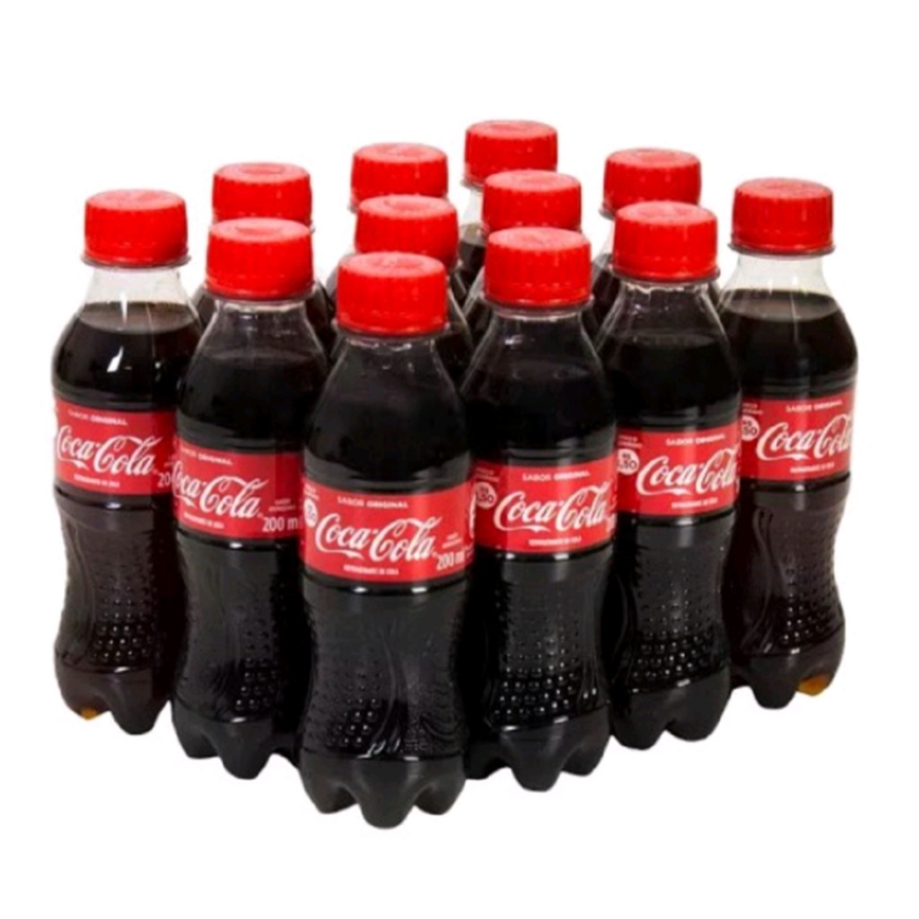 Refrigerante Coca Cola Pet 200ml - 12 Unidades | Shopee Brasil