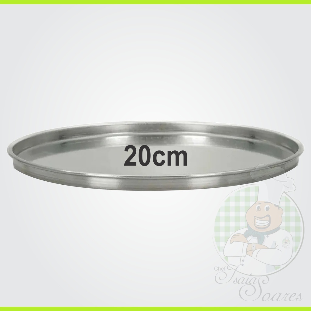 Forma de Pizza 20cm em alumínio - TS4 | Shopee Brasil