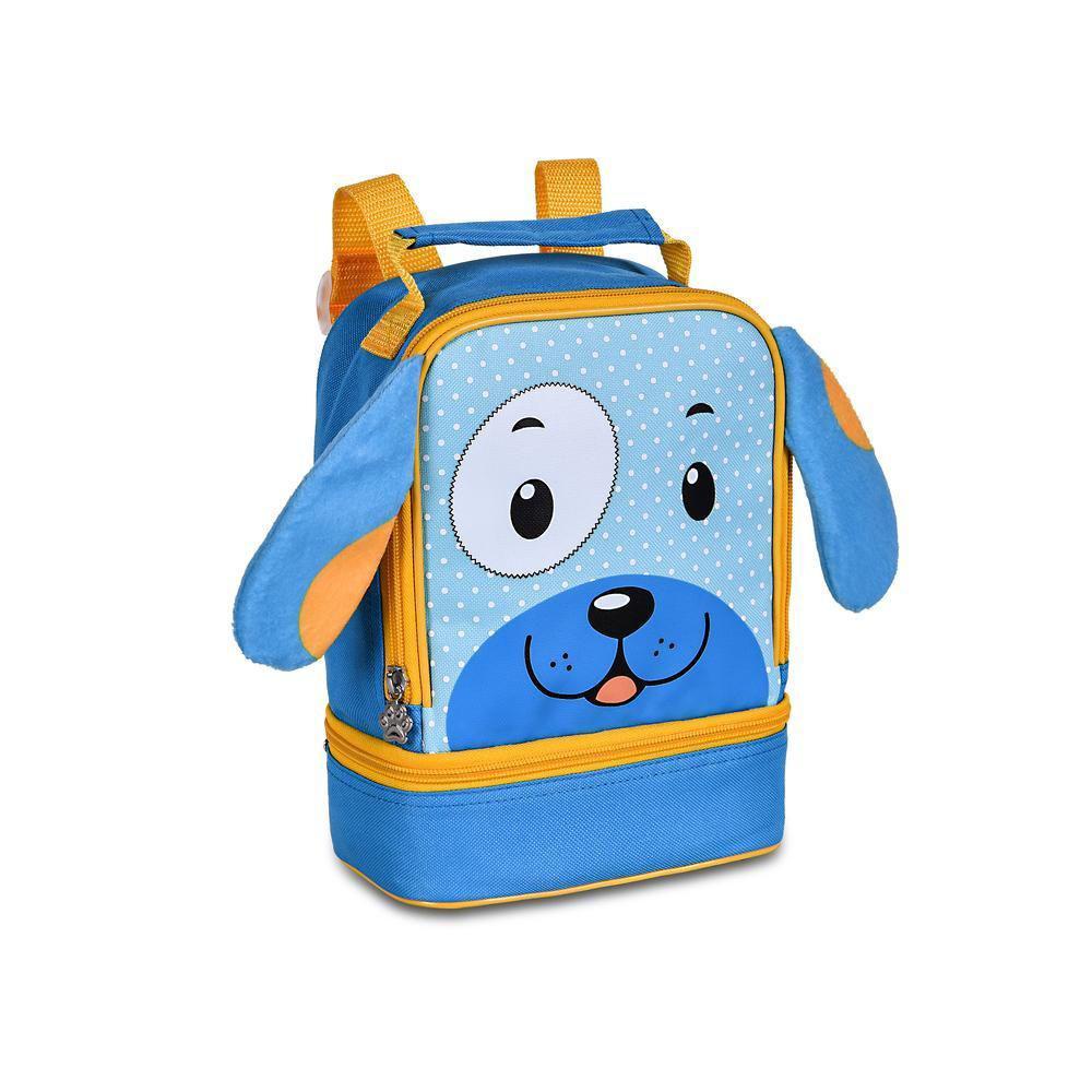 Lancheira Termica Escolar Infantil Cachorro Azul - Clio | Shopee Brasil