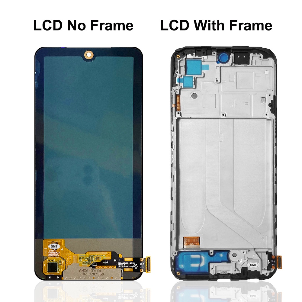 Tela Frontal Display Redmi Note 10 4G LCD Note 10s AMOLED Compatível M2101K7AI M2101K7AG ...