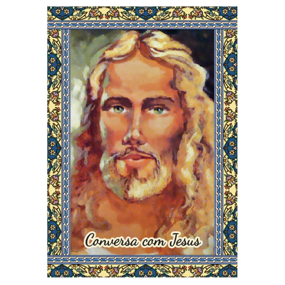 10.000 Santinhos Conversa com Jesus Novo - 7x10 cm | Shopee Brasil