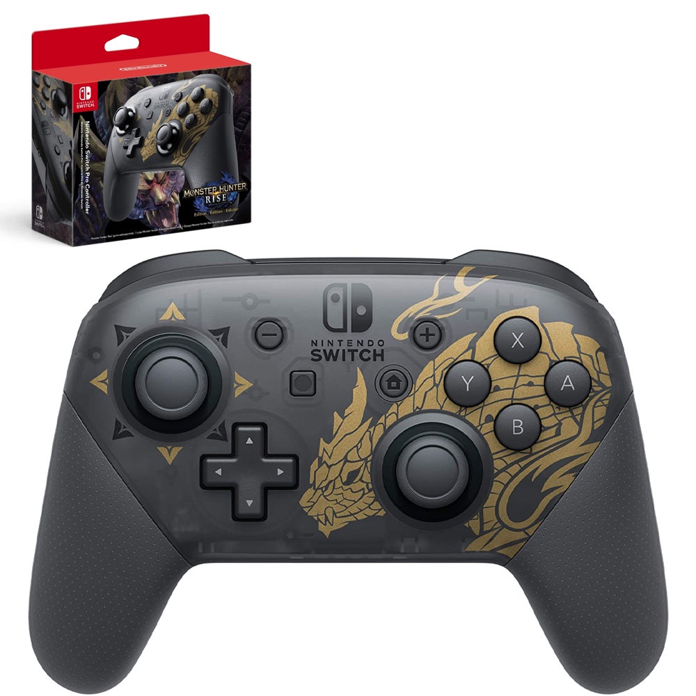 Controle Nintendo Switch Pro Controller Monster Hunter Rise Edition ...