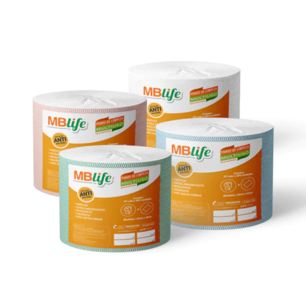 Pano Multiuso Rolo MB Life - Medix | Shopee Brasil