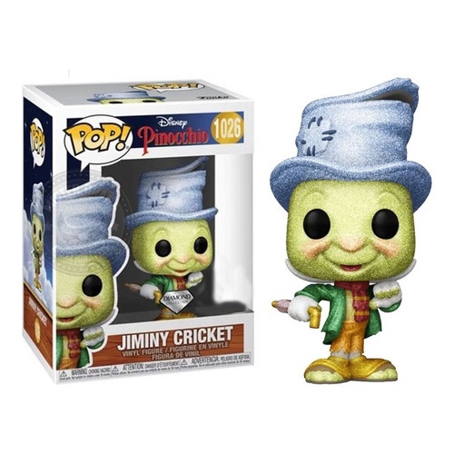 Funko Pop Disney Pinocchio Grilo Falante Diamond #1026 | Shopee Brasil