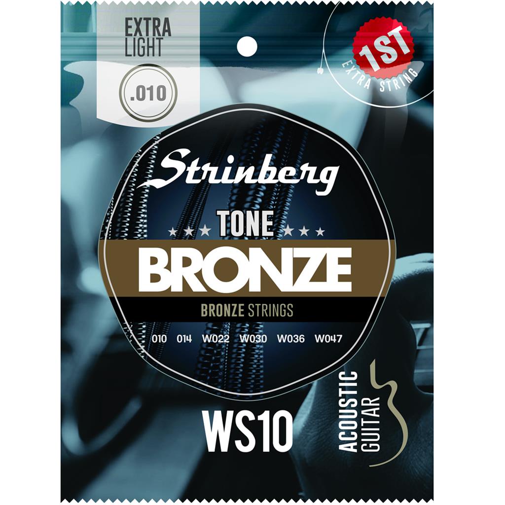 Encordoamento Cordas Para Violao Aco Folk 010 Strinberg Ws10 | Shopee ...