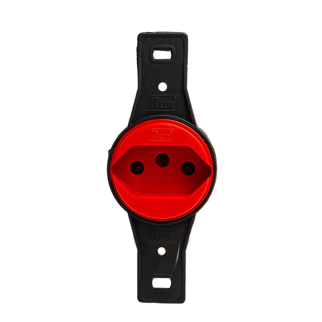 Blux Gris Tomada Redonda para Condulete 3 Pinos 20A 9896 - Vermelha | Shopee Brasil