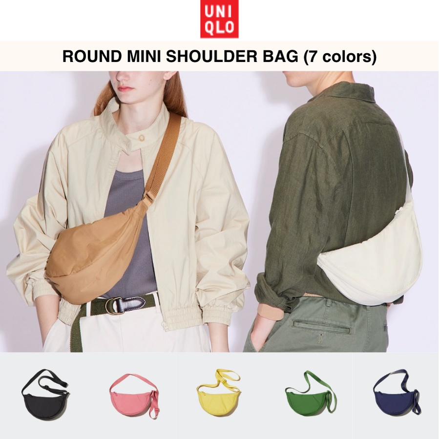 * Novas Cores Adicionadas * [UNIQLO] Mini Saco Redondo De Ombro (7 ...