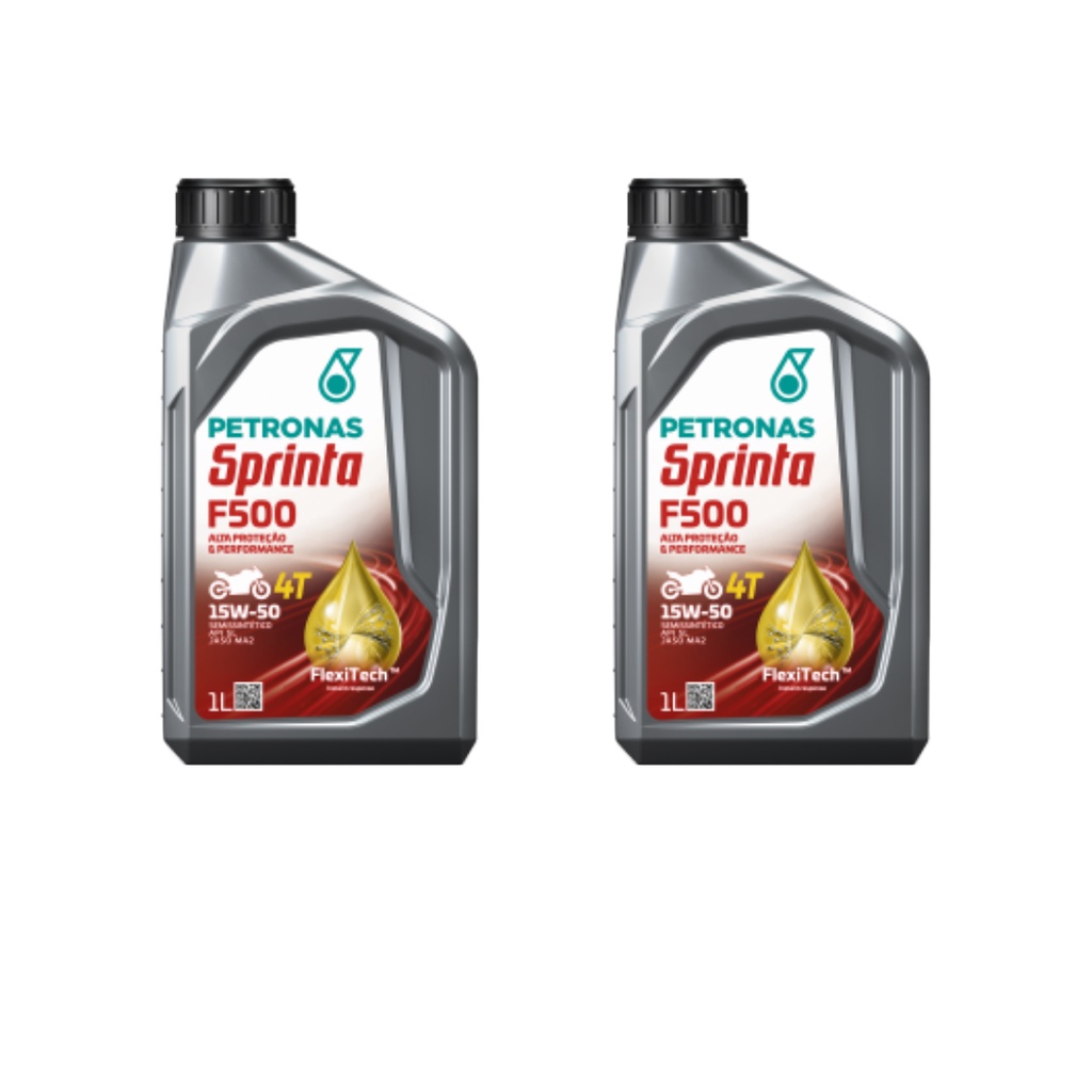 Kit Óleo de Motor 2L Petronas F500 15W-50 Semissintético | Shopee Brasil