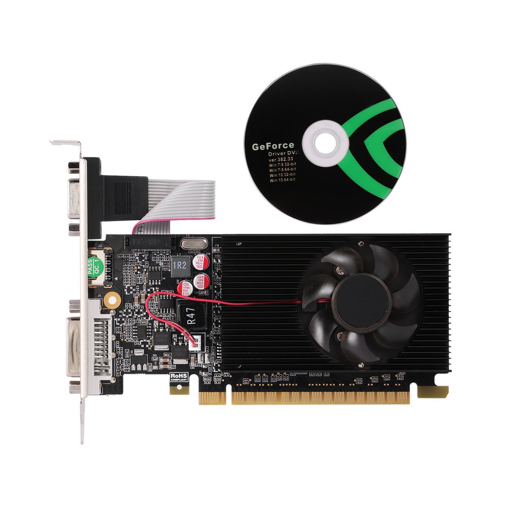 Graphics Card GT730 2GB Graphics Card 64Bit GDDR3 GT 730 D3 Game Video ...