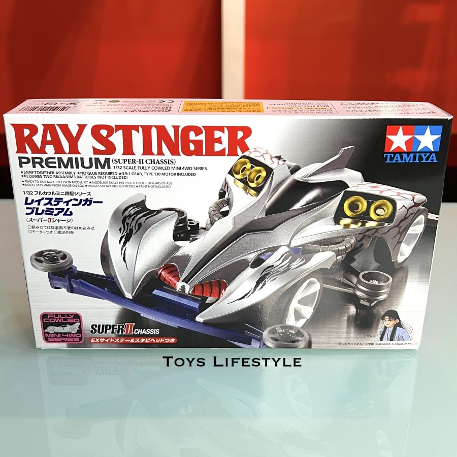 Brinquedo De Montagem Tamiya Mini 4WD Para Carros-Ray Stinger (ORIGINAL ...