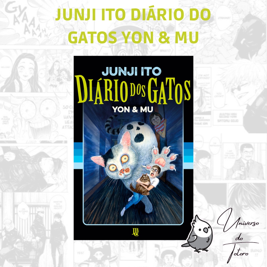 Junji Ito Diário dos Gatos: Yon & Mu - Jbc - Novo/Lacrado | Shopee Brasil