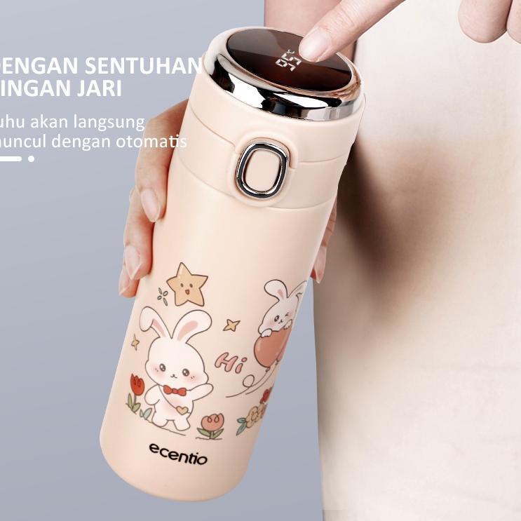 TERMOS Yo ecentio 420ml Garrafa Térmica De Led Display Água Quente 304 ...