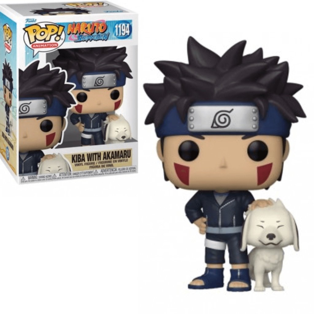 Funko Pop Kiba with Akamaru #1194 Pop! Naruto Shippuden | Shopee Brasil
