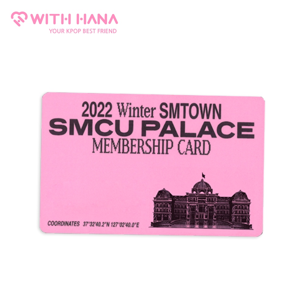 SMTOWN 2022 Winter SMTOWN : SMCU PALACE Membership Card Ver / Smart ...