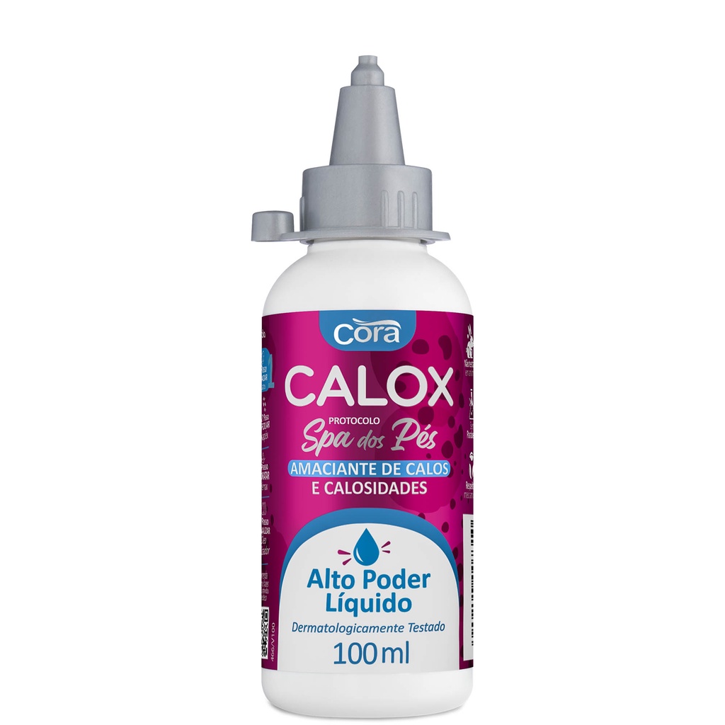 Calox Amaciante de Calos Alto Poder Liquido 100ml - Cora | Shopee Brasil