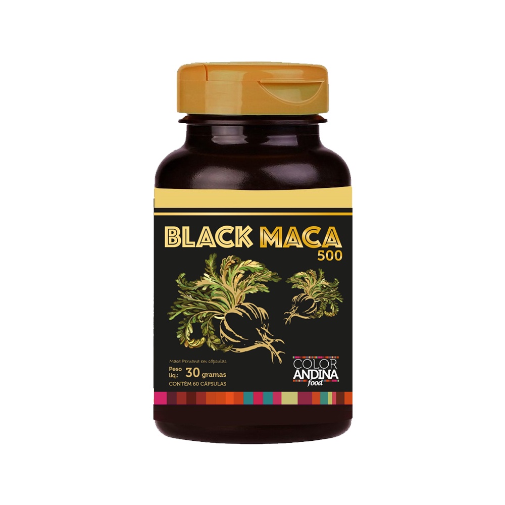 Maca Peruana Black Capsula 60Caps | Shopee Brasil