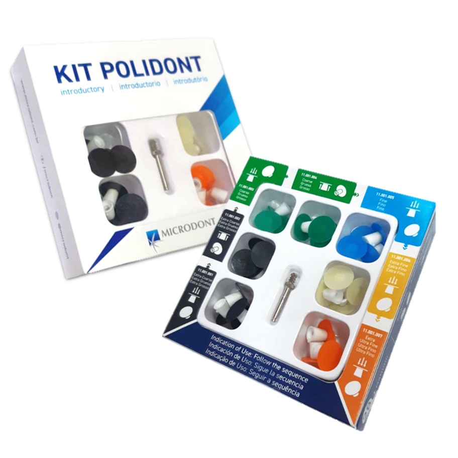 Kit Polidont Introdutório Microdont 28 Peças + Mandril | Shopee Brasil