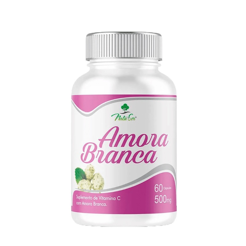 Amora Branca 60 cápsulas 500mg. | Shopee Brasil