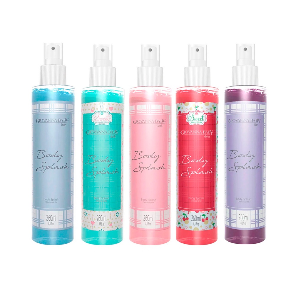 Body Splash Desodorante Corporal Giovanna Baby - 260ml | Shopee Brasil