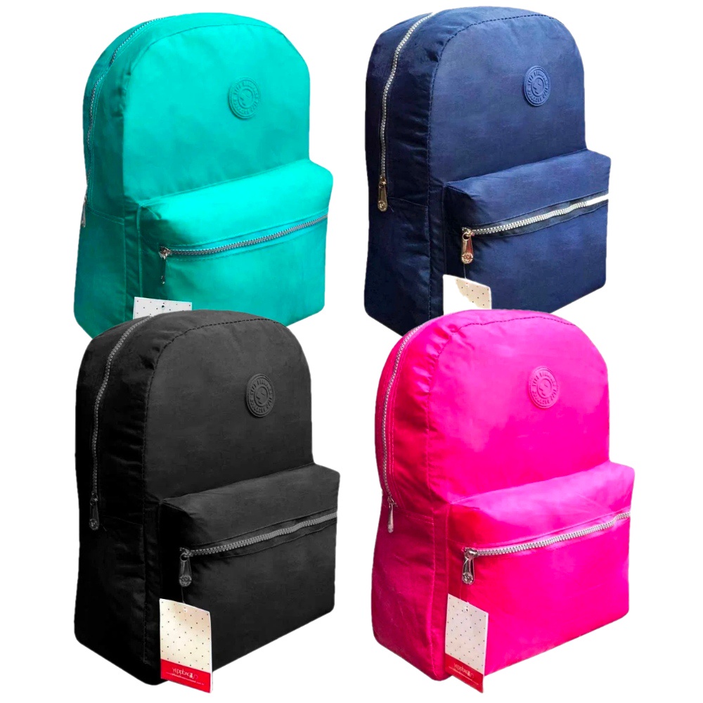 Mochilla Escolar Juvenil de Nylon YEPP Unisex - Escolha a Cor | Shopee ...