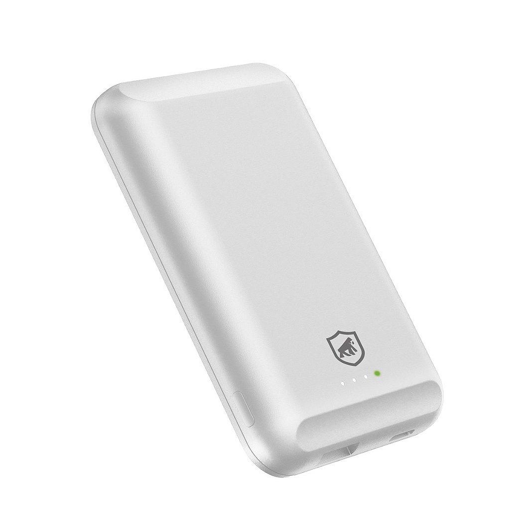 Carregador Portátil Nano Snap Wireless Branco Gshield 5000mAh – Magsafe ...